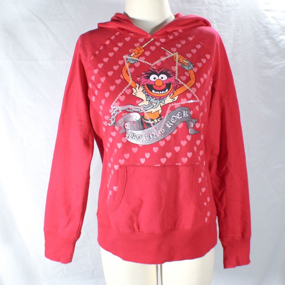 Rare Vintage Y2k Red The Muppets Animal Drummer Punk … - Gem